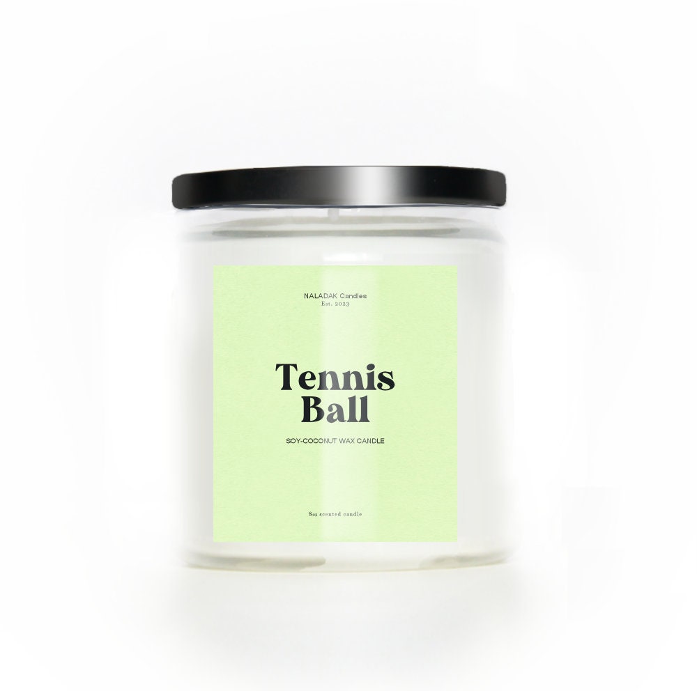 Tennis Ball 8oz Medium Candle - Etsy