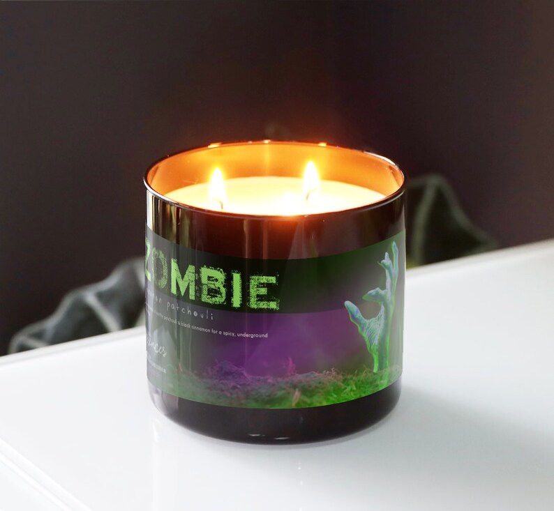 Zombie 3-wick Scented Candle | Earthy Patchouli & Cinnamon | Fall 2024 ...