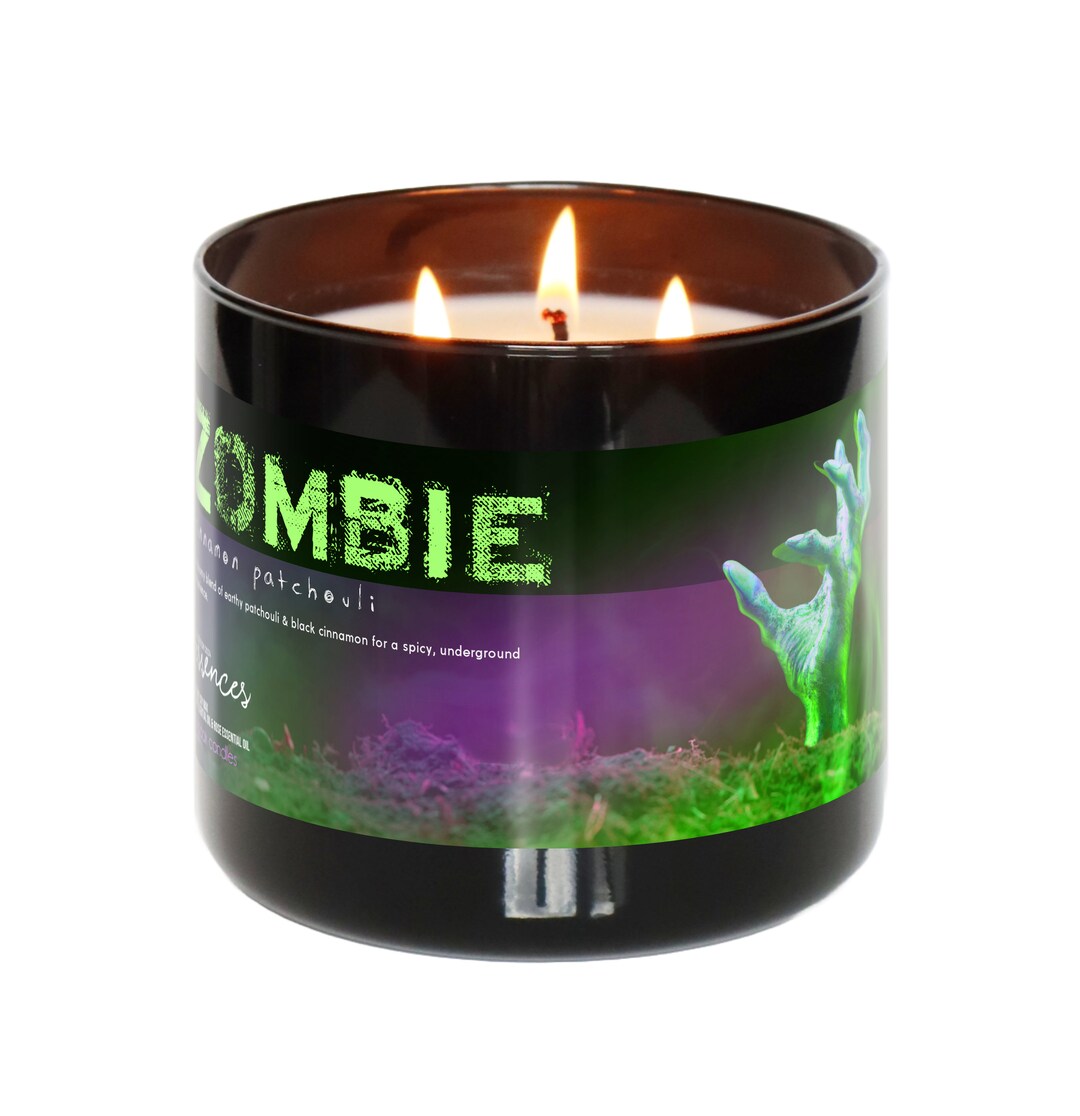 Zombie 3-wick Scented Candle | Earthy Patchouli & Cinnamon | Fall 2024 ...