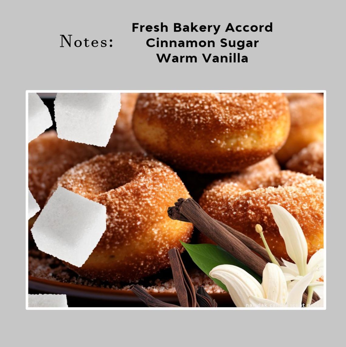 Cinnamon Sugar Donuts Candle, Cinnamon Doughnut Scented Candle, Sugared ...