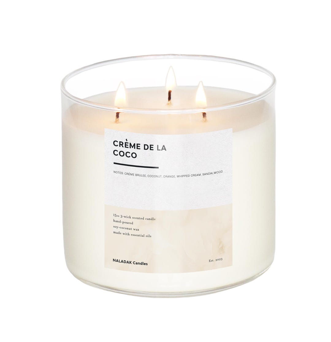 Crème De La Coco | 3-wick Candle | Soy Wax | Essential Oils | Whipped ...