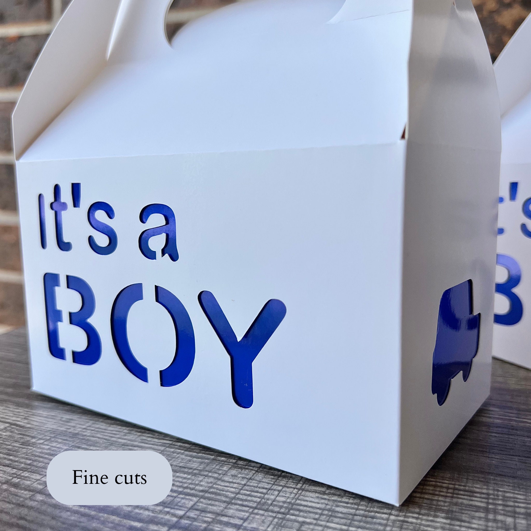 Gable Box Its a Boy, Favor Box for Baby Shower, Newborn Boxes for ...