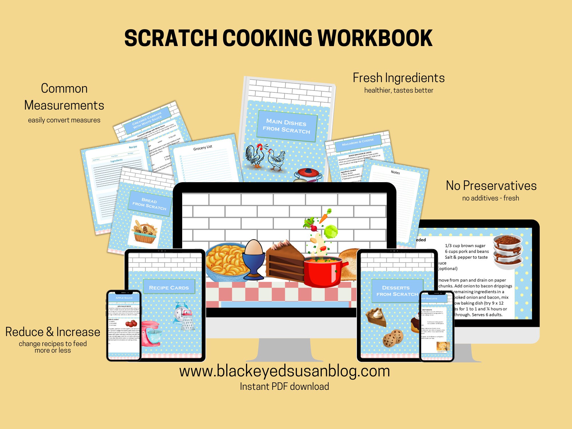 Scratch Cooking Workbook 47 Pages Learn to Make Tasty Food at Home - Etsy