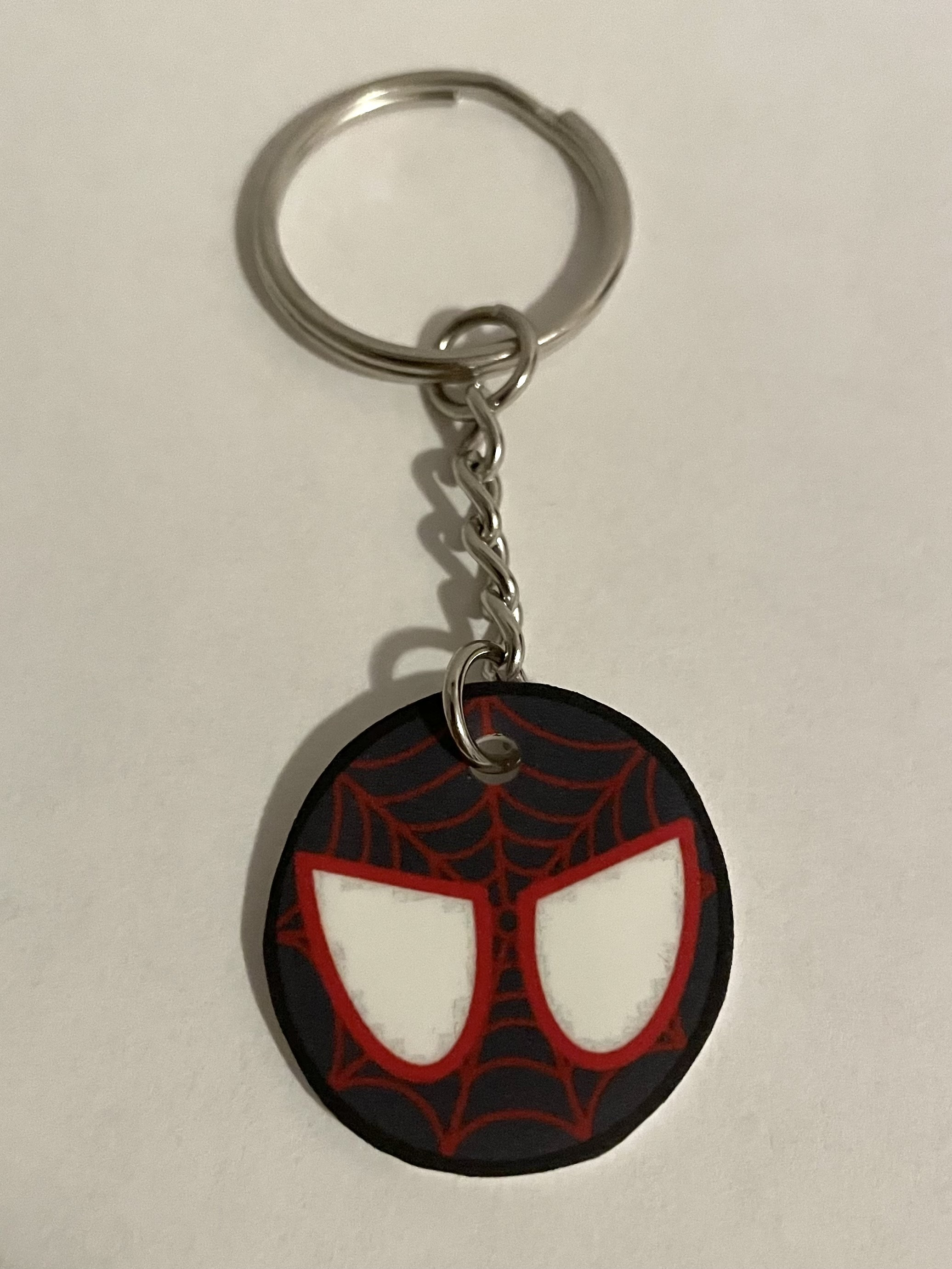 Spiderman Inspired Keychains // Handmade Matching Plastic Keychains - Etsy