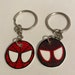 Spiderman Inspired Keychains // Handmade Matching Plastic Keychains - Etsy