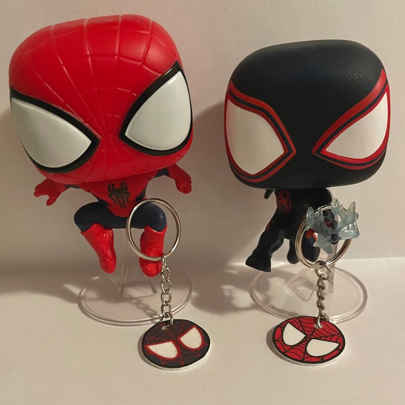 Spiderman Keychain - Etsy