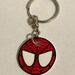 Spiderman Inspired Keychains // Handmade Matching Plastic Keychains - Etsy