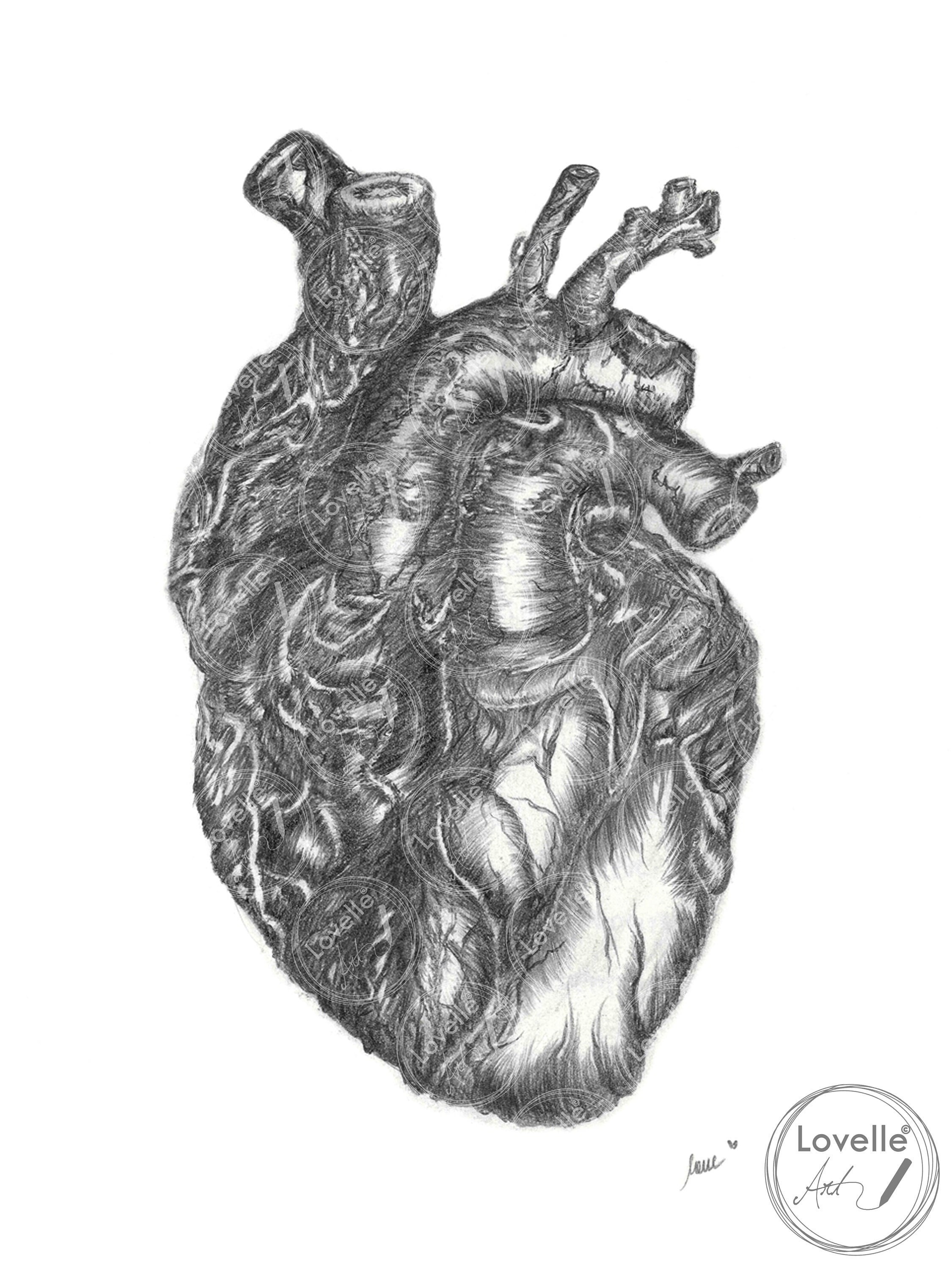 Love Heart Pencil Drawings