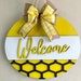Welcome Sign, Wooden Welcome Sign, Yellow Welcome Sign, Add ...