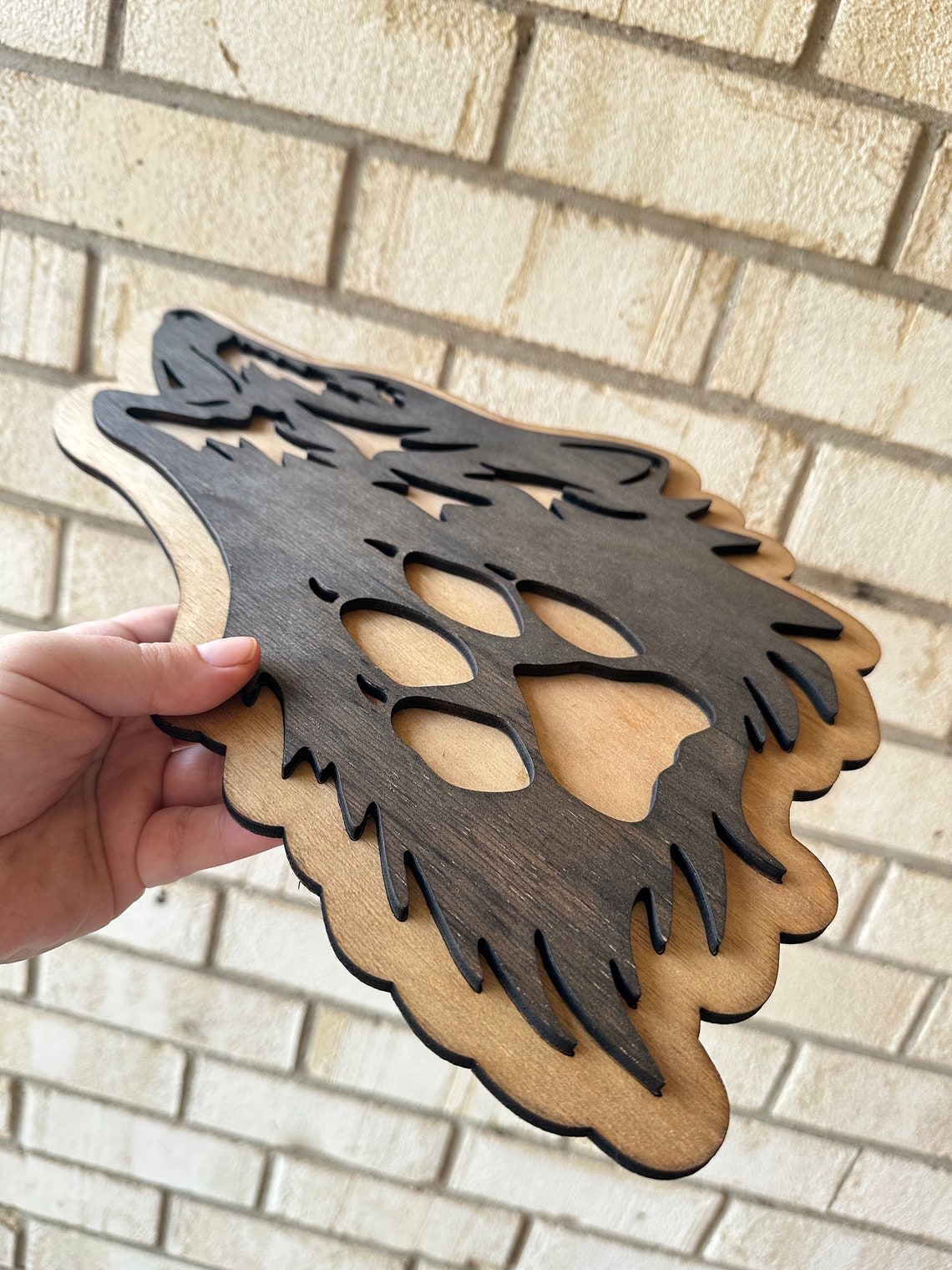 Rustic Wolf Wolf Howling Wooden Wolf Wolf Decor Rustic - Etsy