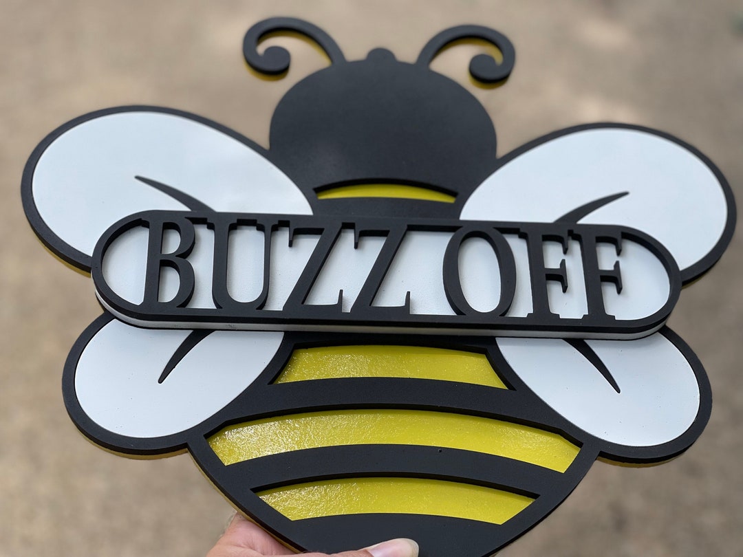 Bee Home Decor, Bee Door Sign, Door Hang, Bumble Bee, Bee Welcome Sign ...