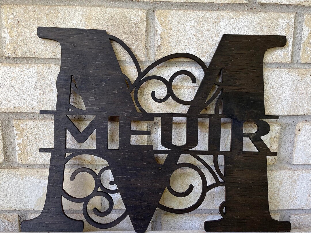 Custom Name Sign, Family Name Decor, Wedding Sign, Personalized Family ...