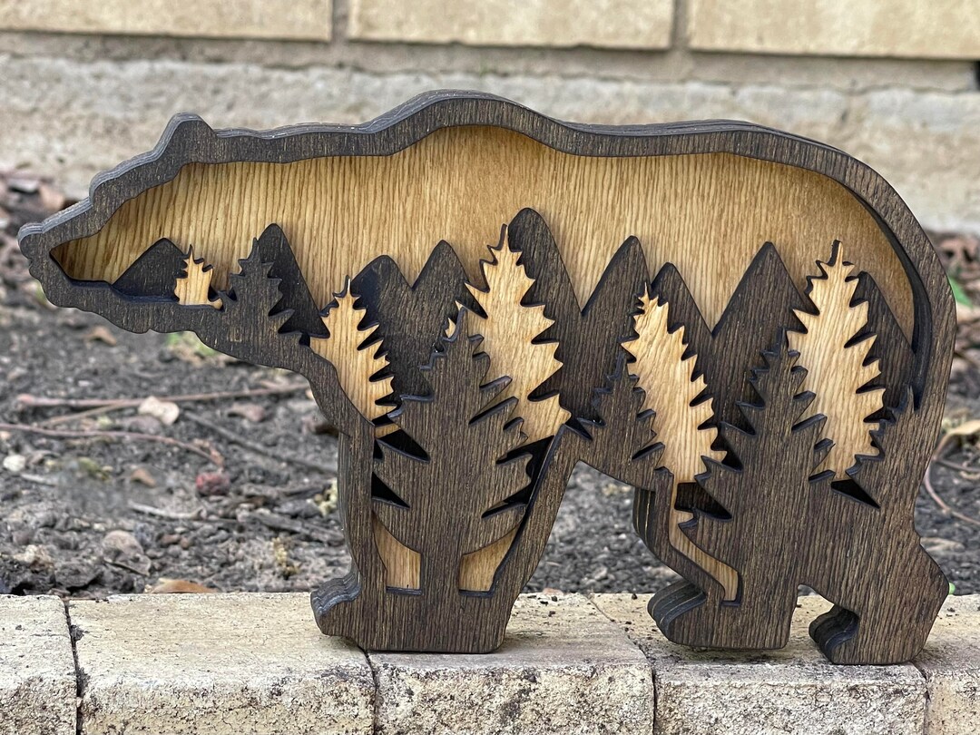 Rustic Bear Home Decor - Etsy