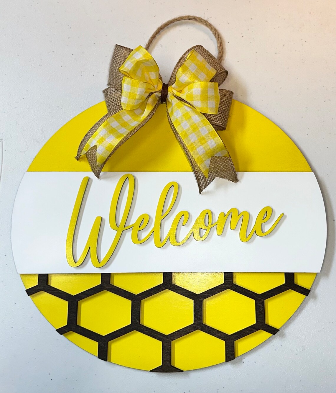 Welcome Sign, Wooden Welcome Sign, Yellow Welcome Sign, Add ...