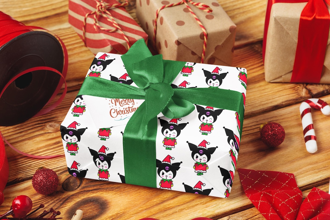 Kuromi Wrapping Paper, Holiday Gift Wrap, Kuromi Gift Wrap, Unique Gift ...