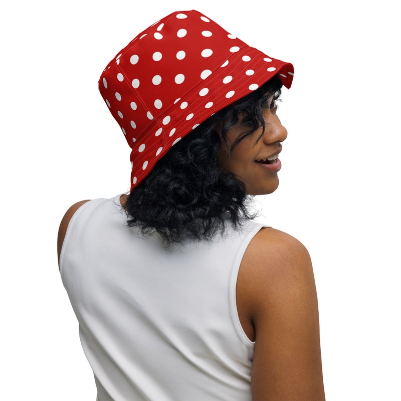 White Polka Dot Hat - Etsy