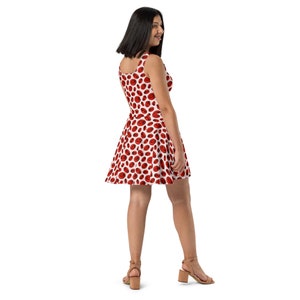 Red Blood Cells Skater Dress, Science Nerd Gift, AOP Fashion Dress ...