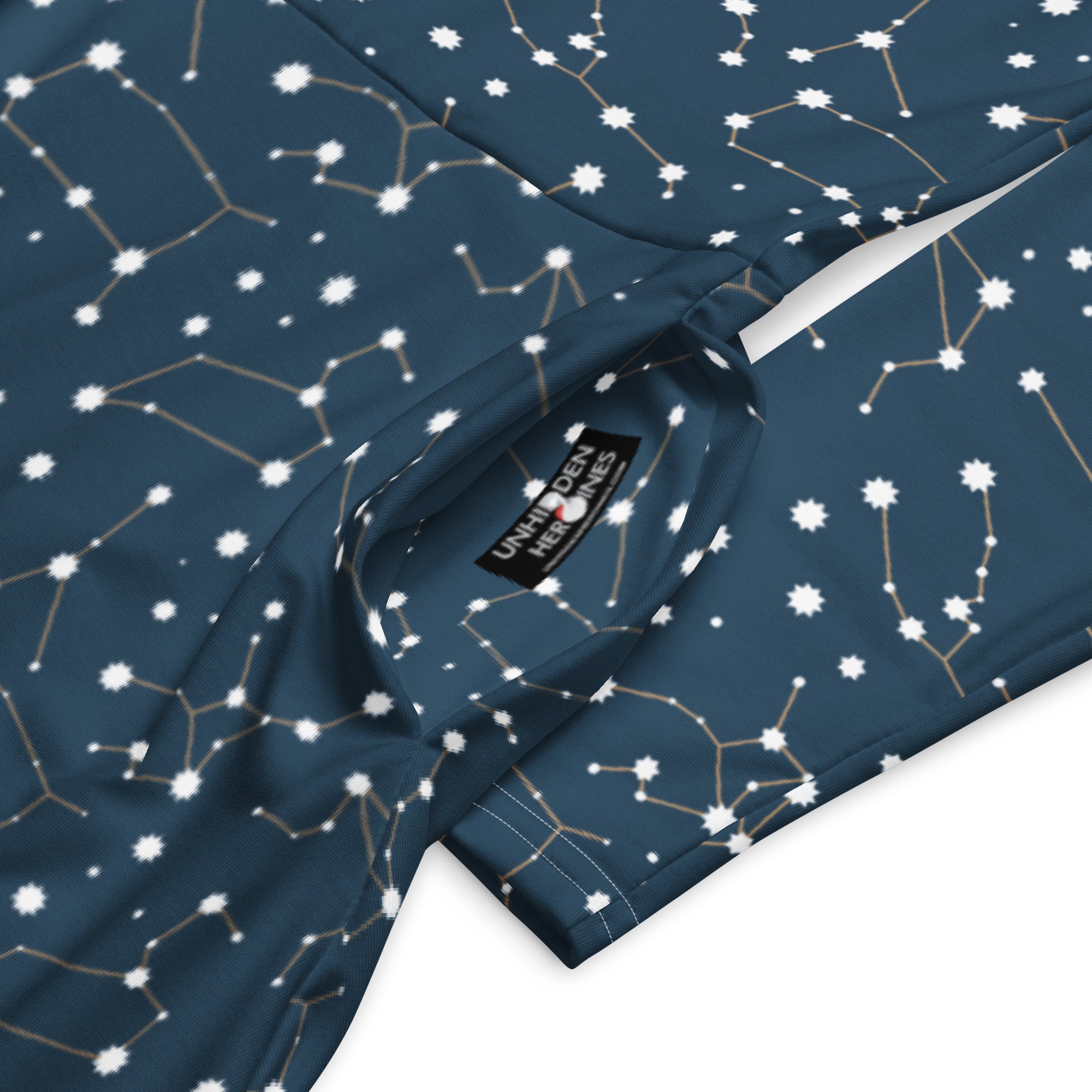 Constellations Printed Midi Dress, Celestial Galaxy All Over Print ...