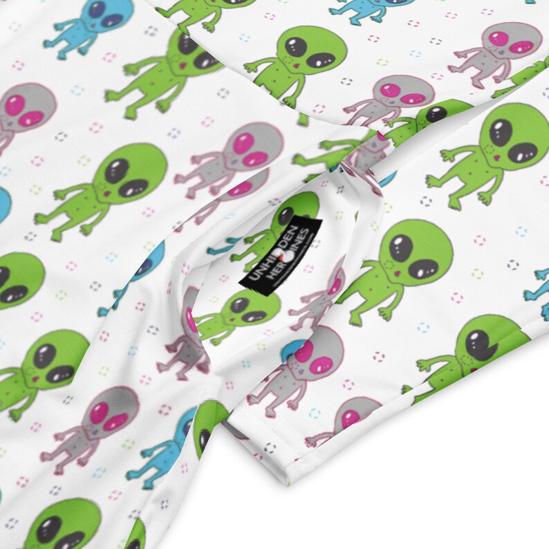 Aliens Sci Fi Midi Dress Women, UFO Aliens Fan Dress, Modest Dress ...