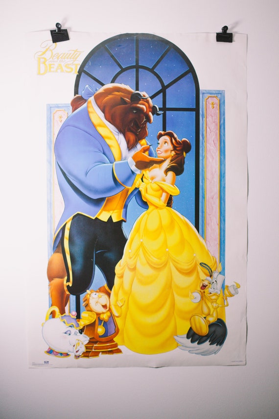 Vintage Beauty and the Beast Poster - Etsy
