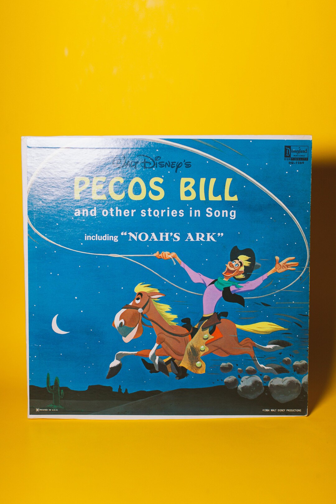 Vintage Disneys Pecos Bill Record - Etsy