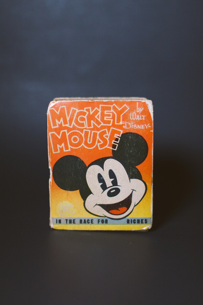 Vintage Mickey Mouse and the Race for Riches Book - Etsy