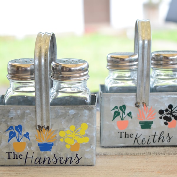 Salt and Pepper Holders - Etsy