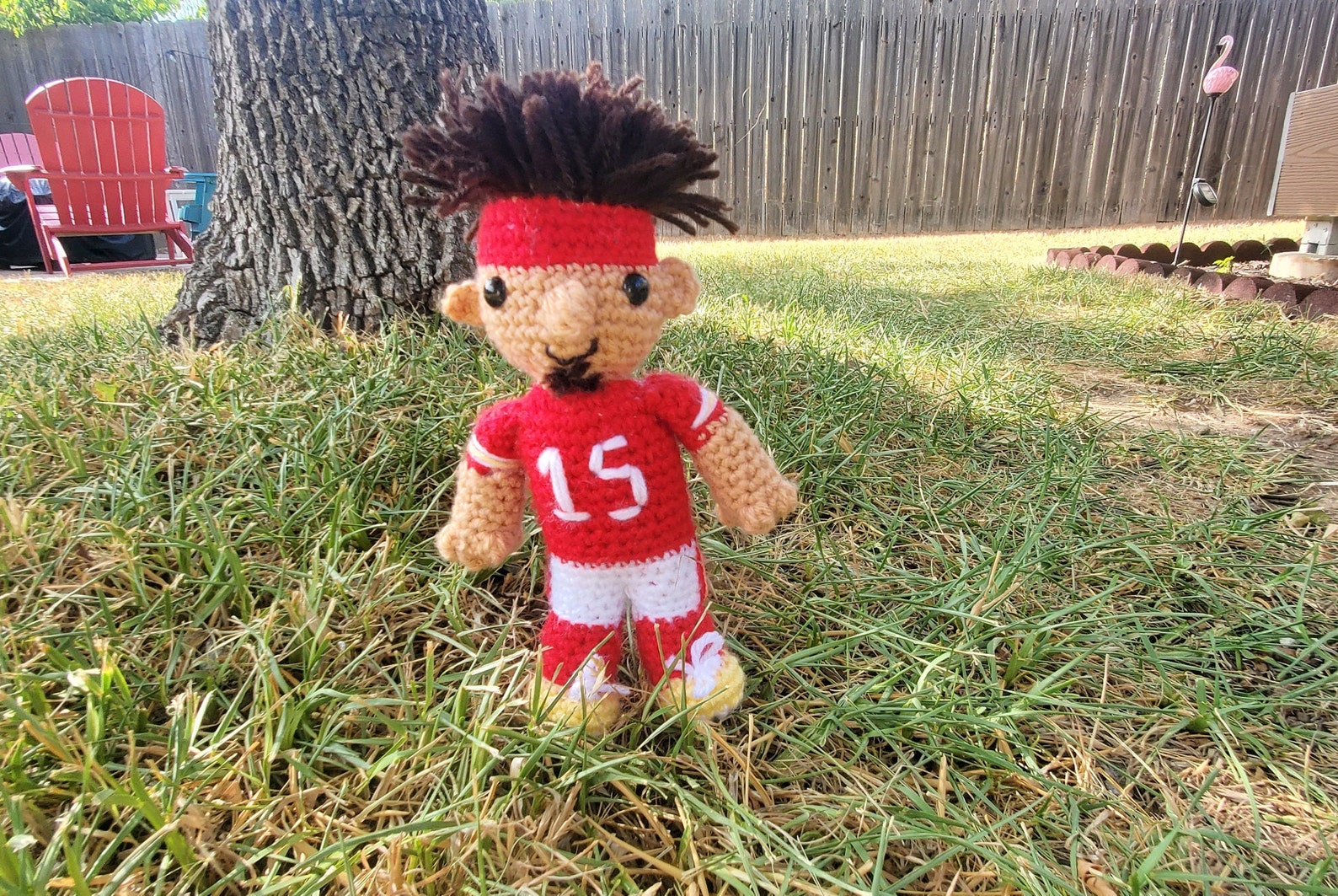 Patrick Mahomes Inspired Football Player: Learn How to Crochet! - Etsy
