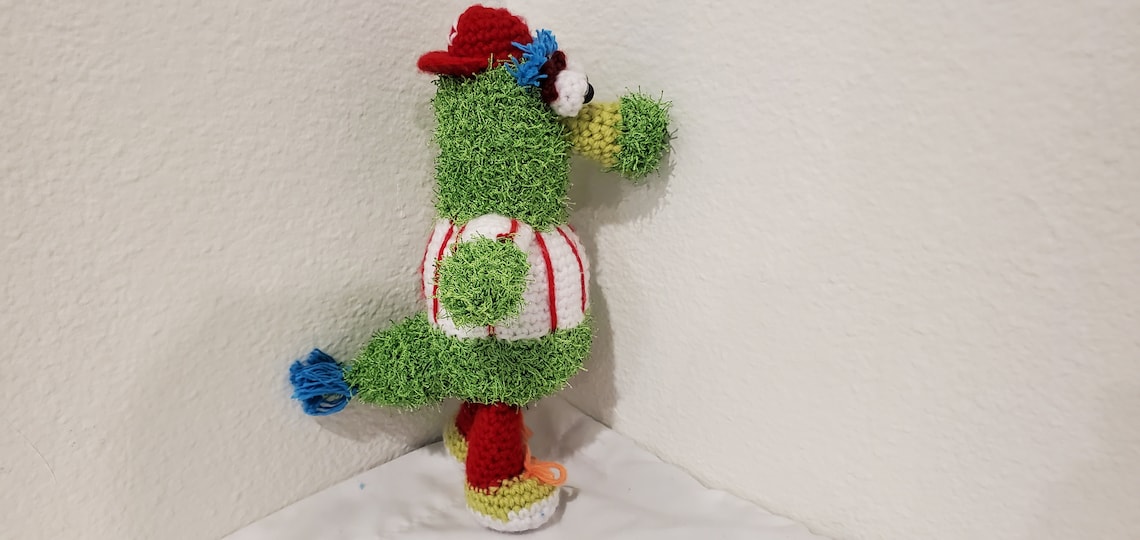 Philadelphia Phillies Phanatic Inspired Learn How to Crochet - Etsy