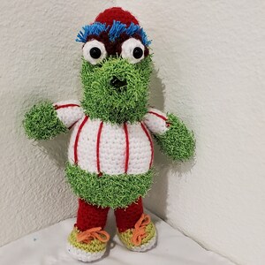 Philadelphia Phillies Phanatic Inspired - Learn How to Crochet ...