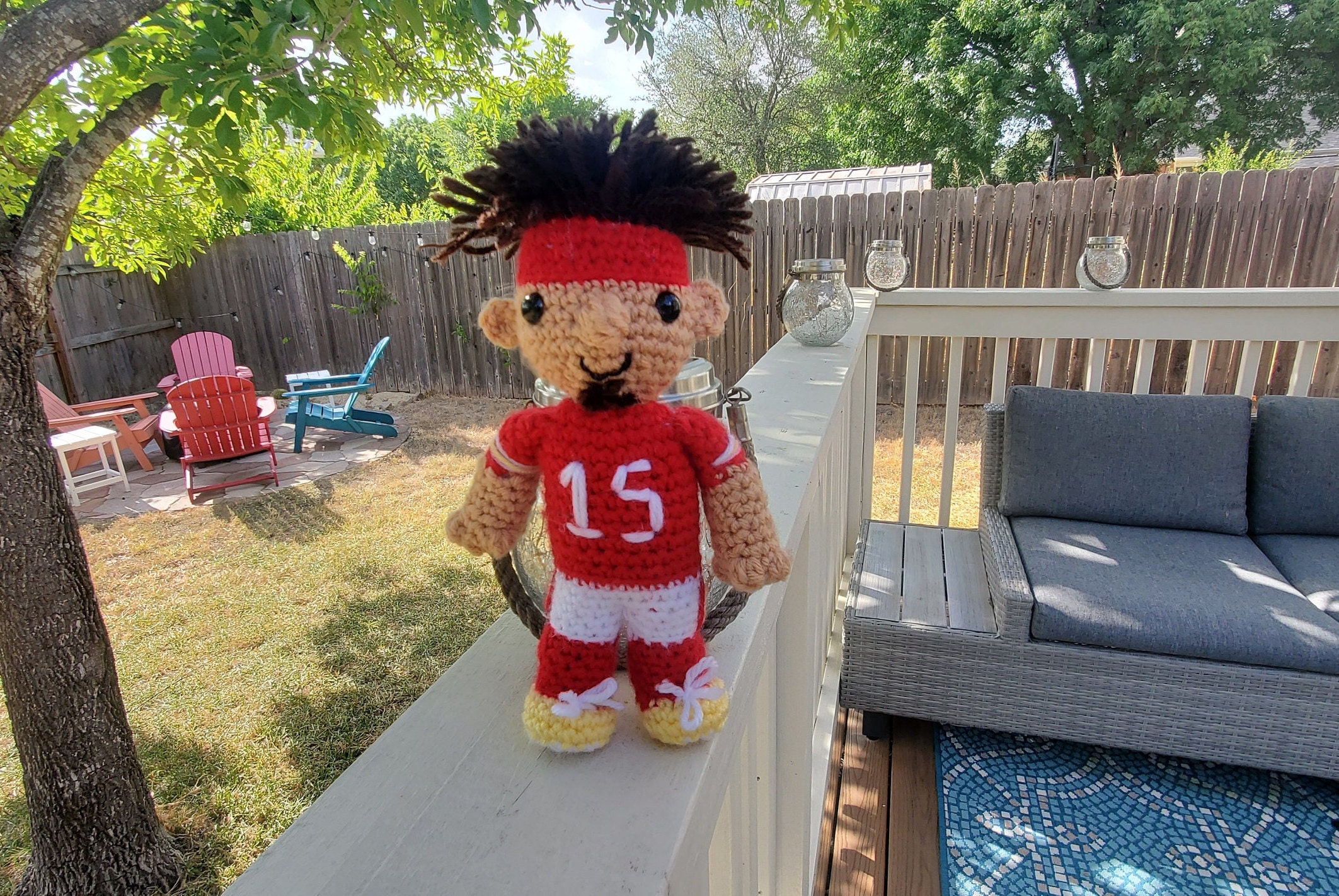 Patrick Mahomes Inspired Football Player: Learn How to - Etsy