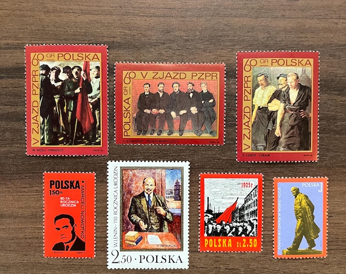Soviet Communist Leader Lenin Stamp 1980, Russian Revolution Stamp ...