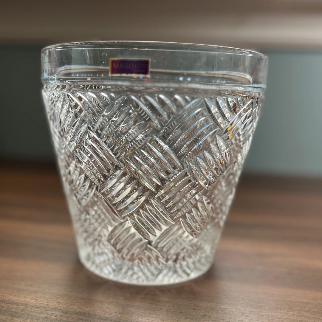 Waterford Crystal Ice Bucket, Waterford Marquis Crystal Verba Pattern ...