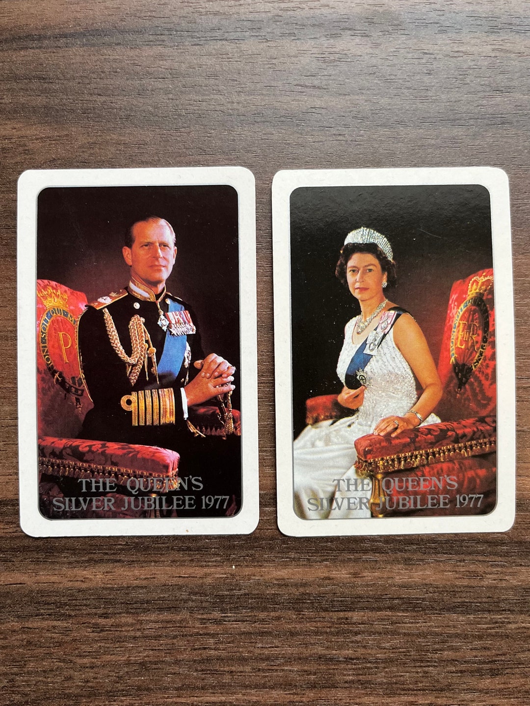 Vintage Queen Elizabeth II Playing Cards: 1977 Silver Jubilee ...