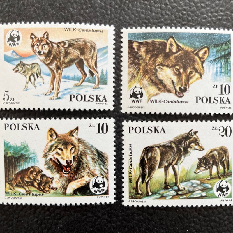 Wolf Stamp - Etsy