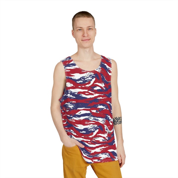 Red White Blue Tank - Etsy