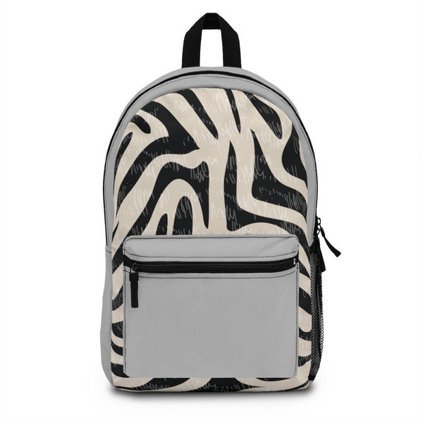 Zebra Backpack - Etsy