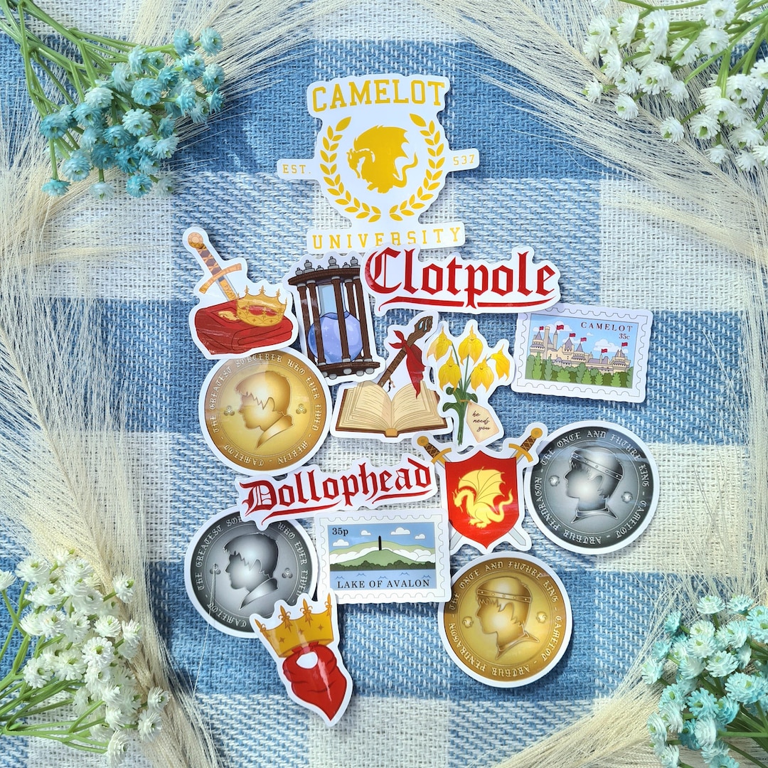 BBC Merlin Inspired Sticker Pack | Fandom Stationery Gift - Etsy