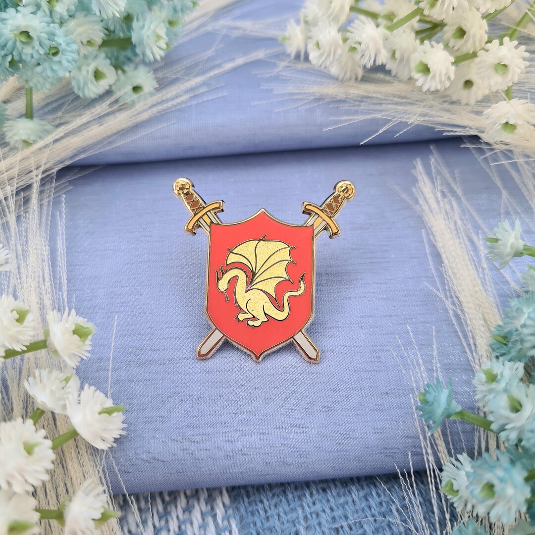 BBC Merlin Pendragon Crest Enamel Pin [ New Design! ] | Jewellry ...