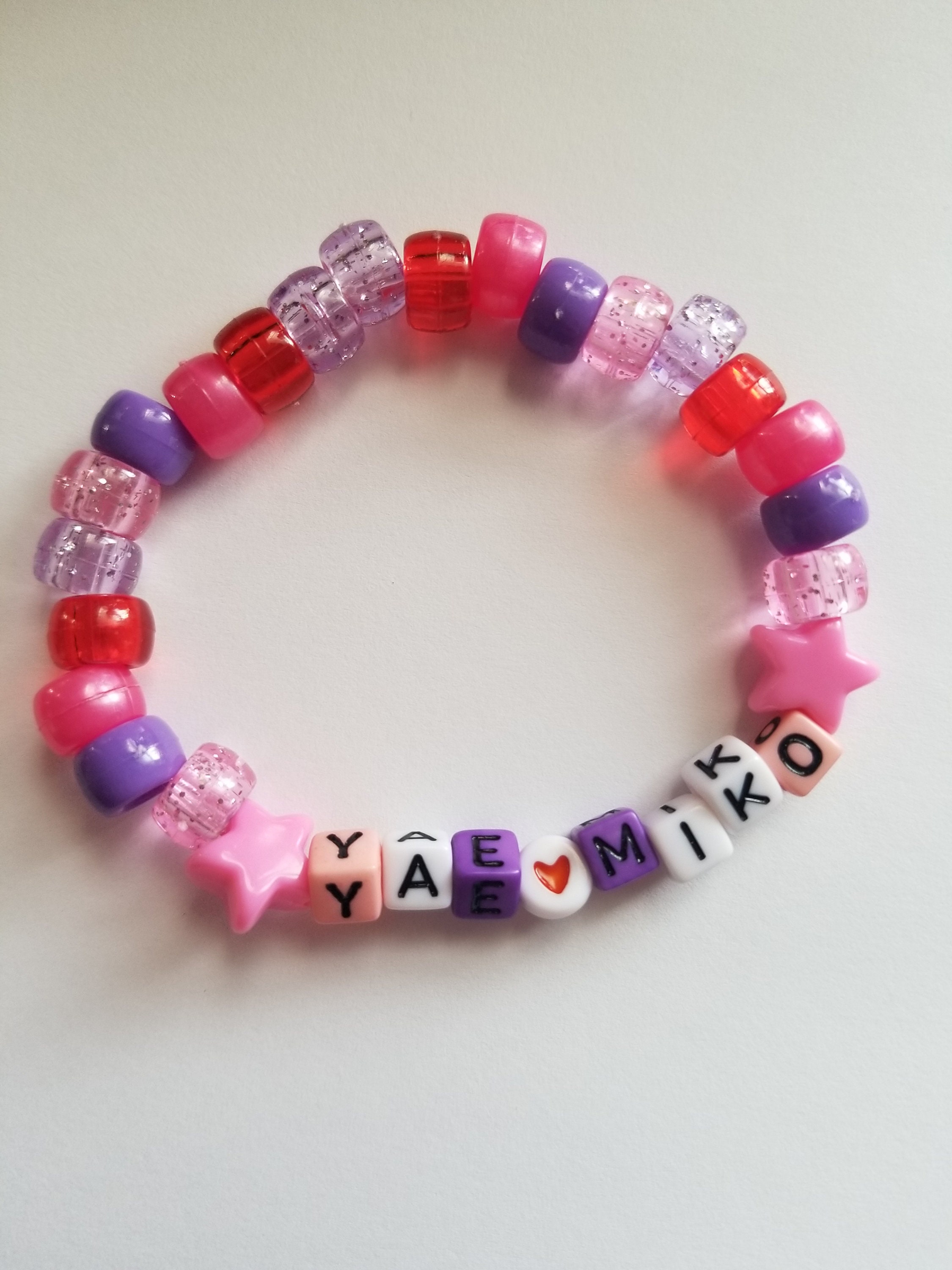Genshin Impact Inazuma Kandi Beaded Bracelets / Yae Miko, Raiden Shogun ...