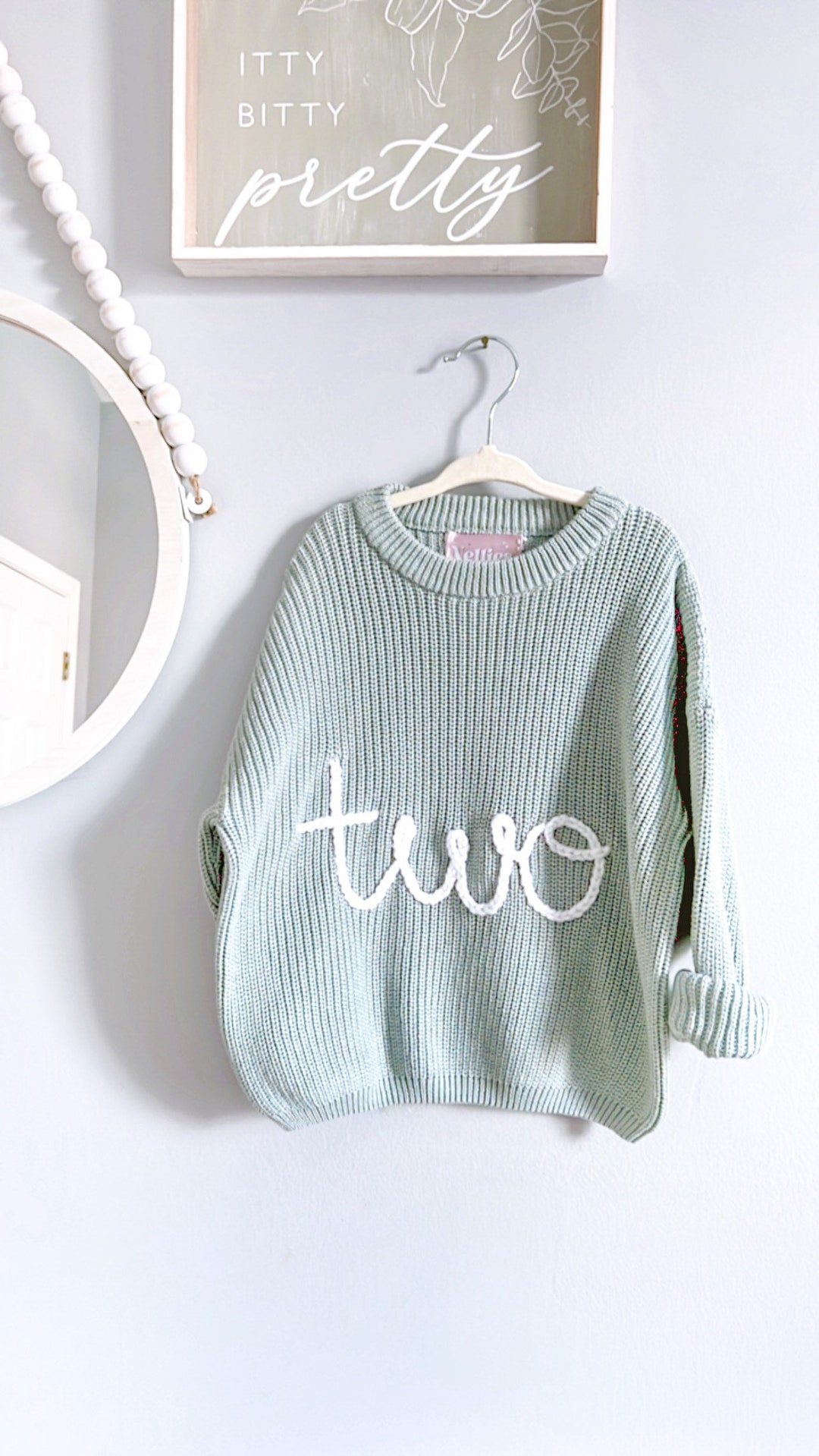 Customize: Birthday Sweater for Toddlers- Plain Number. - Etsy