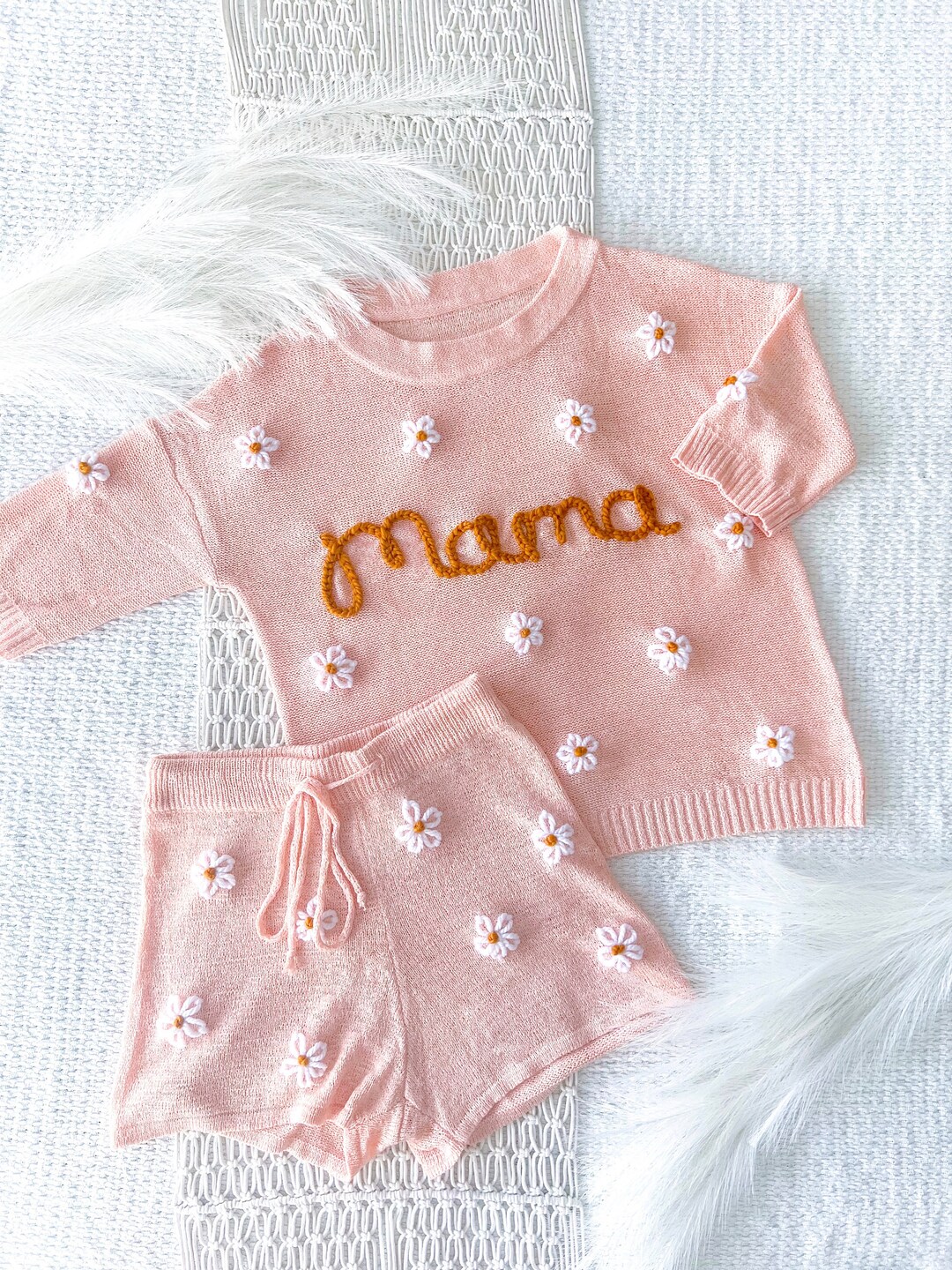 Personalized Women’s Summer Knit Set - Etsy