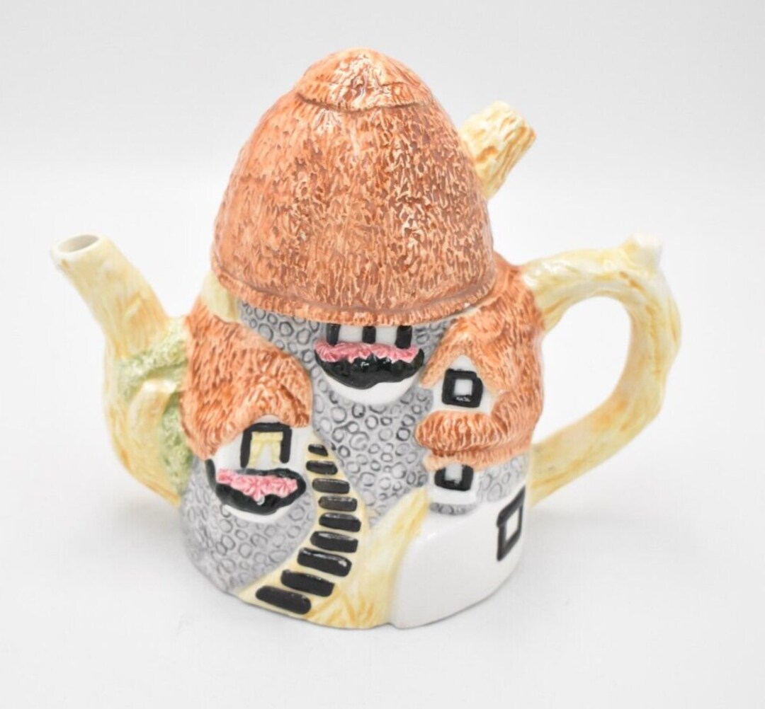 Vintage Cottage Toadstool Teapot Novelty Decorative - Etsy