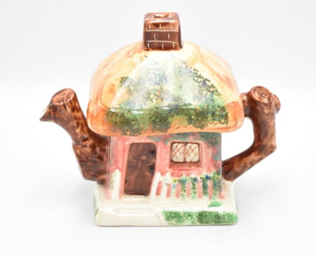 Vintage Tony Carter Cottage Teapot Decorative Collectible Novelty ...