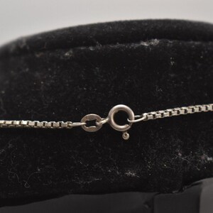 Vintage Sterling Silver 925 Italian Box Chain Necklace 54cm - Etsy