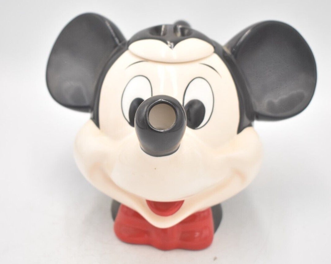 Vintage Disney Mickey Mouse Head Teapot Novelty Decorative Collectible ...