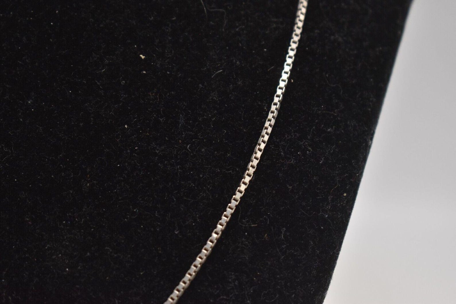 Vintage Sterling Silver 925 Italian Box Chain Necklace 54cm - Etsy