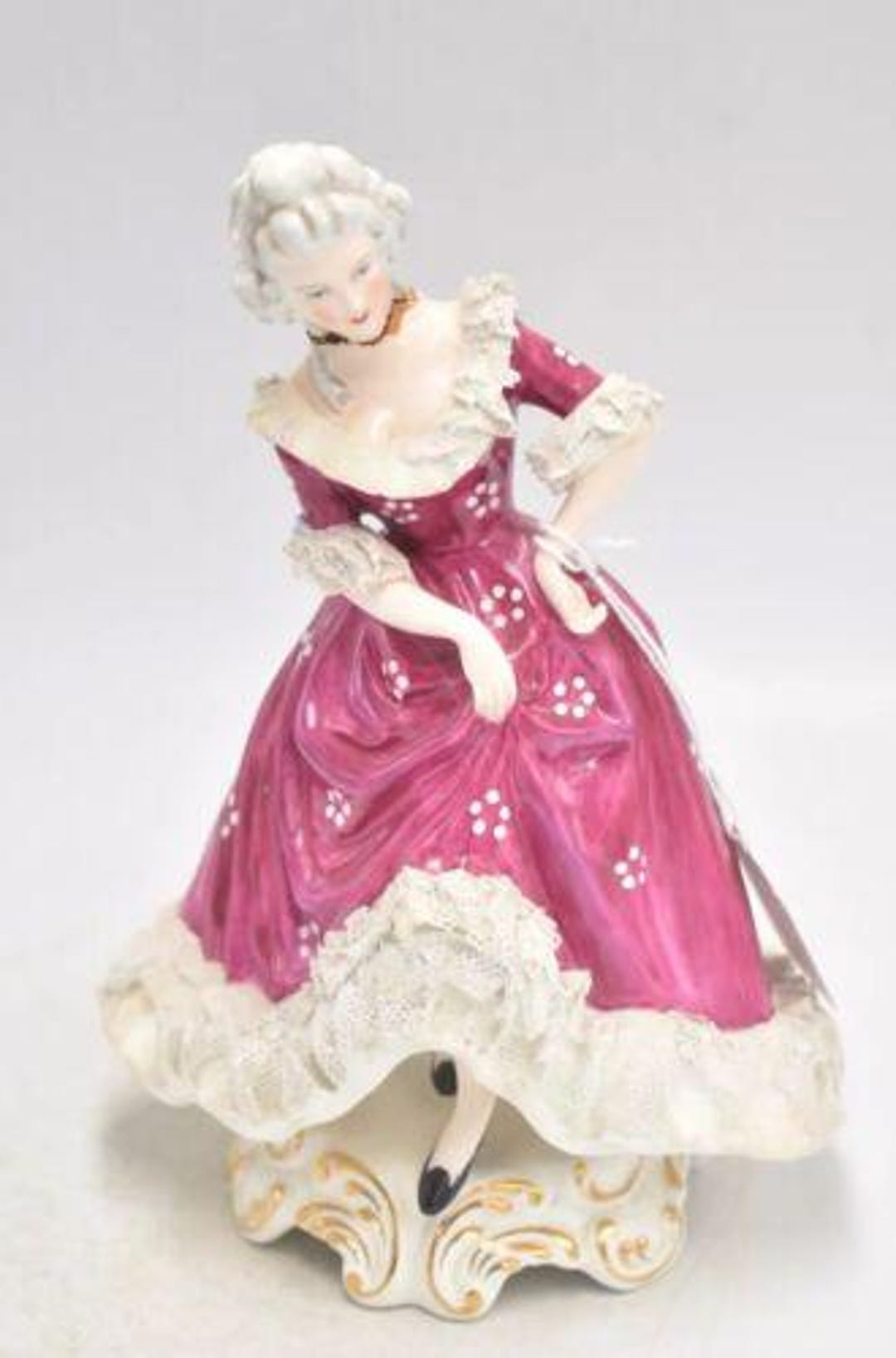 Vintage Royal Adderley Bone China Annette Staffordshire Lace Lady ...