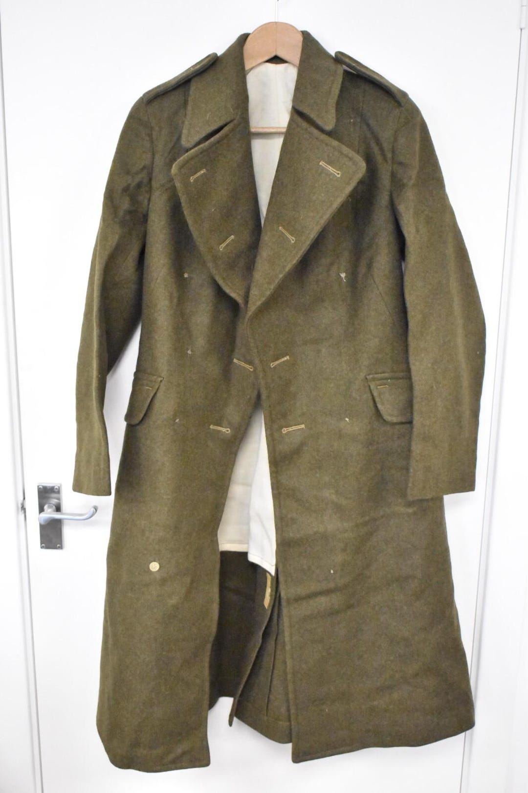 British Army Greatcoat 1951 Pattern Dismounted WRAC Dated 1953 – Olive ...