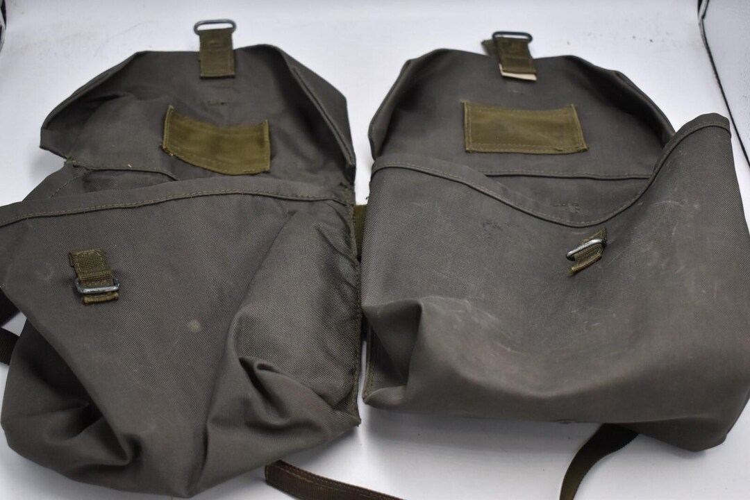 British Army 58 Pattern MKII Nylon/butyl Trials Kidney Pouches – Dated ...